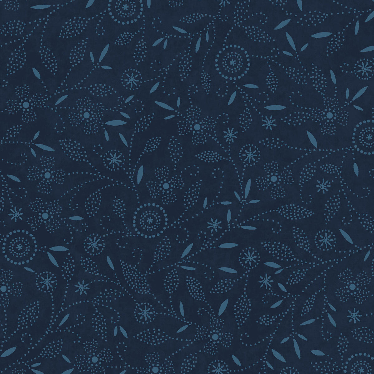 MAYWOOD - Patchwork Blue by Maywood Studio - Packed Floral - Blue ...