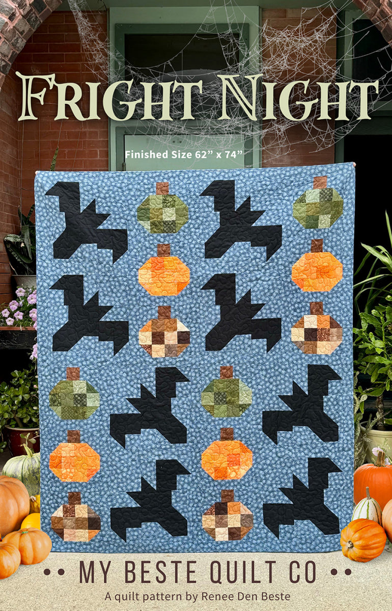 Fright Night Quilt Pattern by Renee Den Beste – Quilt in a Day
