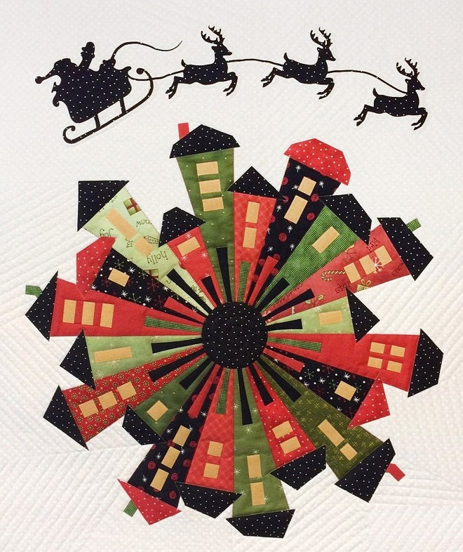 Dresden Neighborhood Mini Quilt Pattern by Persimon Dreams – Quilt in a Day