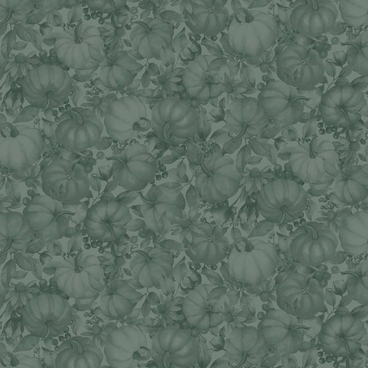 P&B TEXTILES - Bountiful by Sandy Clough - Tonal Pumpkins - Dusty Gree ...