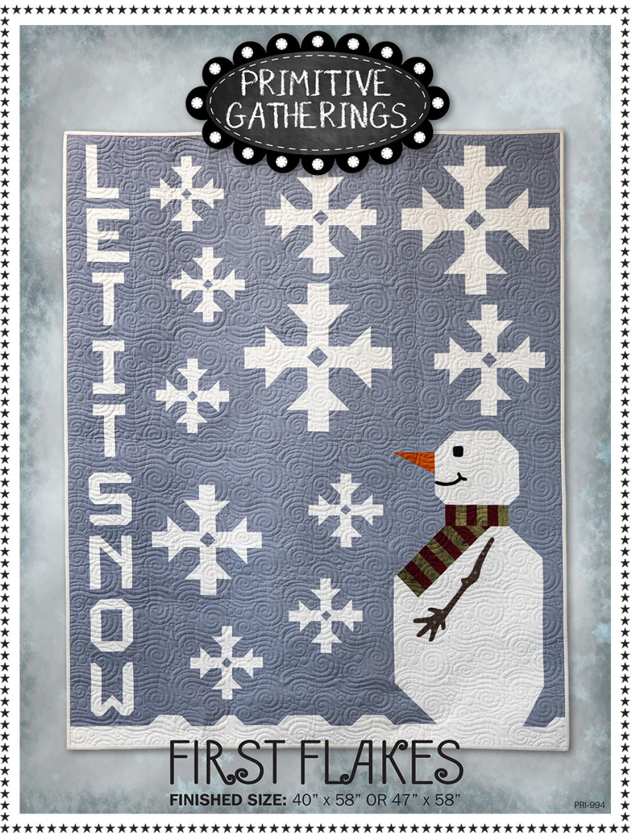 First Flakes Quilt Pattern by Lisa Bongean – Quilt in a Day