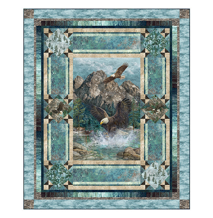 Soaring with the Eagles Panel Quilt Pattern by Larene Smith – Quilt in ...