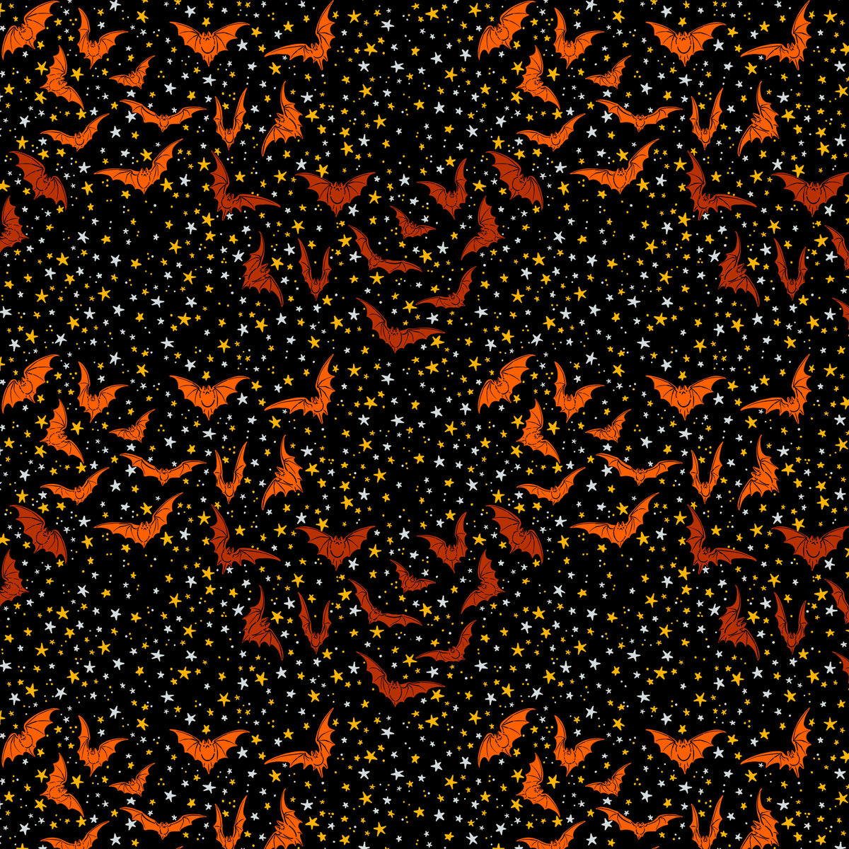 FREE SPIRIT - Costumes & Cobwebs by Club Hauer - Ditsy Bats - Black ...