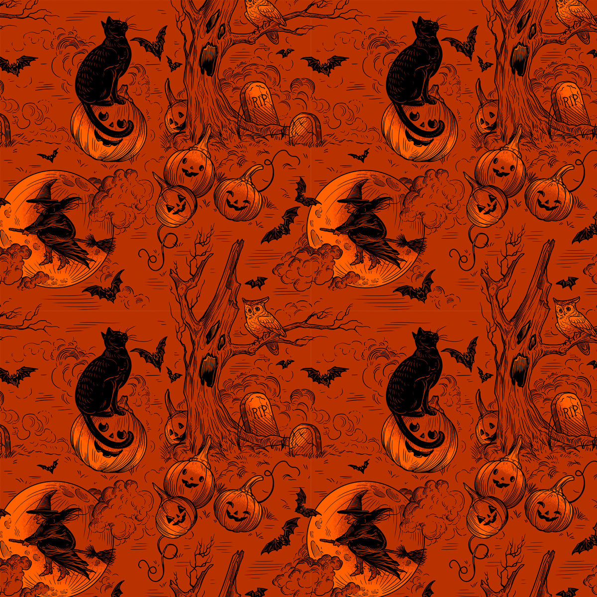 FREE SPIRIT - Costumes & Cobwebs by Club Hauer - Haunted Toile - Orang ...