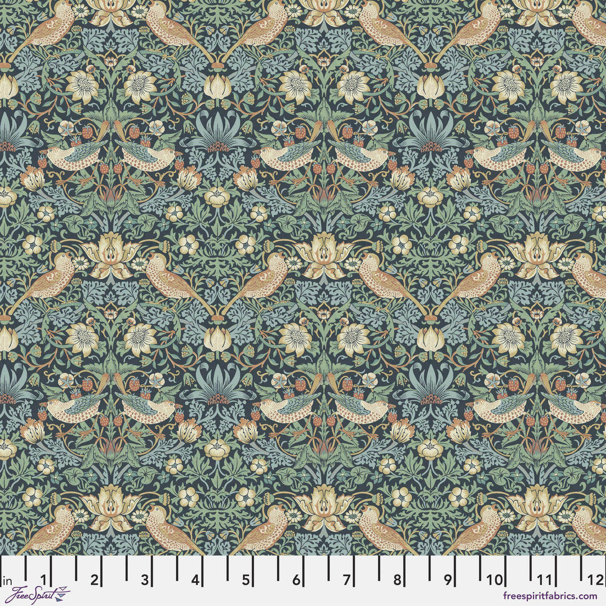 FREE SPIRIT - The Original Morris & Co. - Mini Strawberry Thief - Mari ...