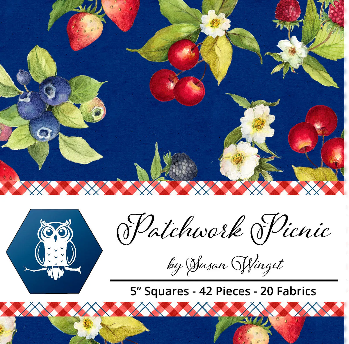 Lumin - Patchwork Picnic 5X5 Stamps by Susan Winget 42 pcs – Quilt in a Day