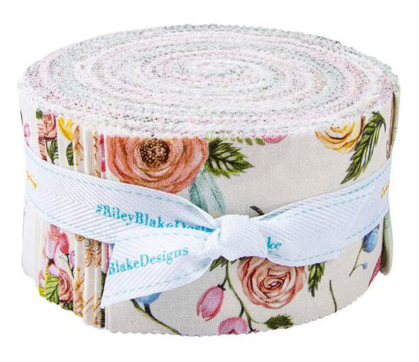 Riley Blake - Sweet Spring 2.5" Rolie Polie by Hester & Cook 42 pcs ...