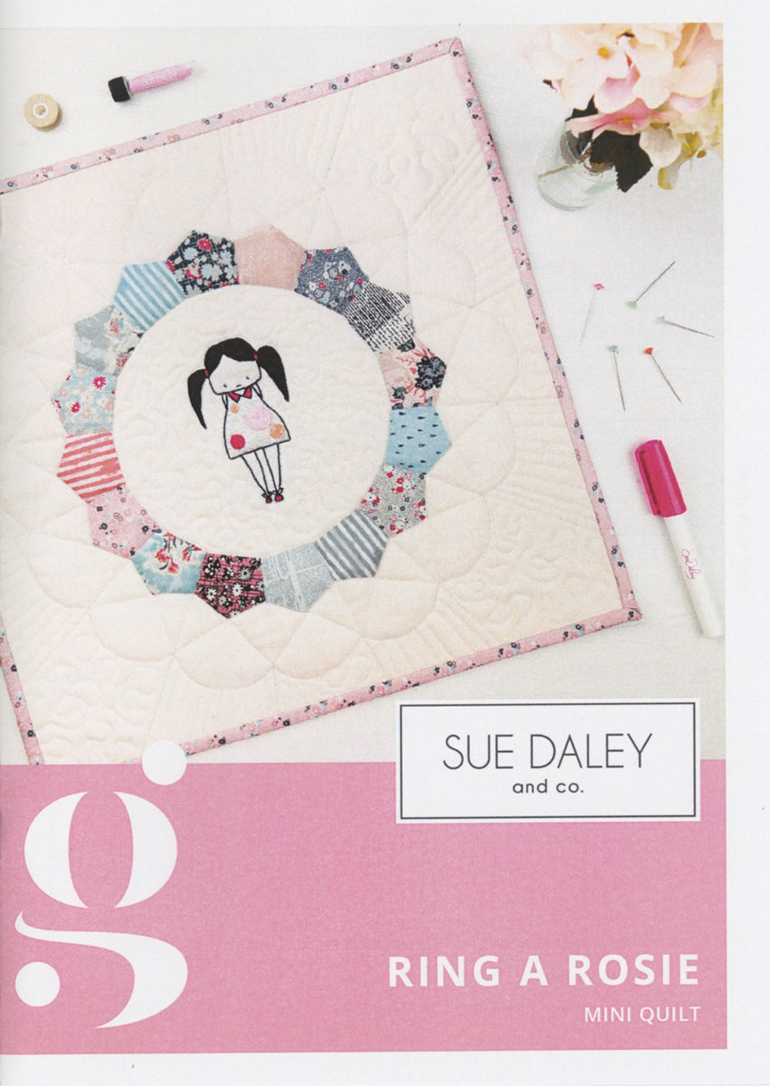 Ring a Rosie Mini Quilt Pattern by Sue Daley – Quilt in a Day