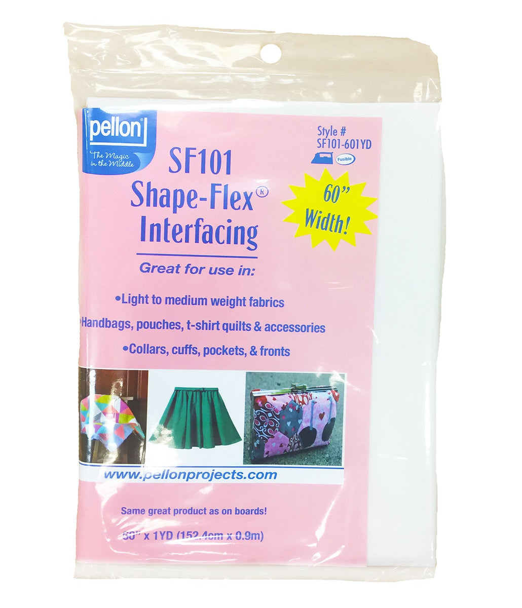 SF101 Shape-Flex Interfacing 60" x 1 yard - White – Quilt in a Day
