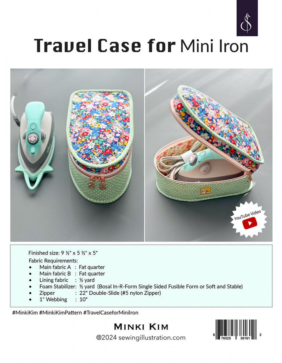Travel Case for Mini Iron Pattern by Minki Kim – Quilt in a Day