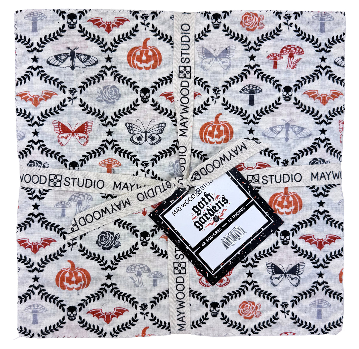 Maywood Studio - Goth Gardens 10" Squares 42 pcs – Quilt in a Day