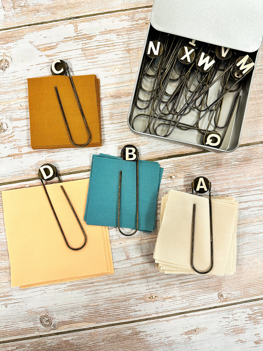 Seams Sew Me Jumbo Alphabet Clips by Belle Brunner – Quilt in a Day