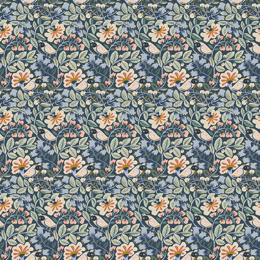 DEAR STELLA - Willow by Clara Jean - Finches - Multi – Quilt in a Day