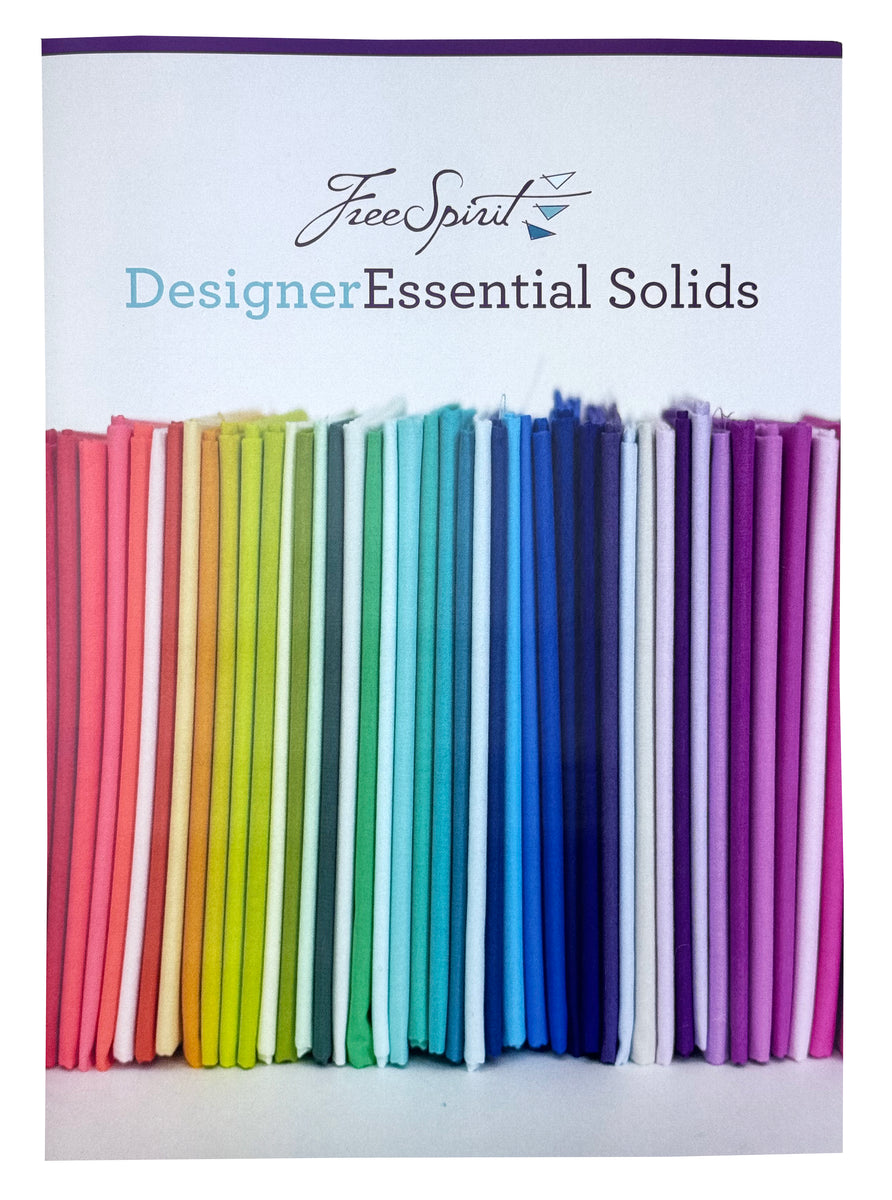 Free Spirit - Designer Essential Solids - Swatch Card – Quilt in a Day
