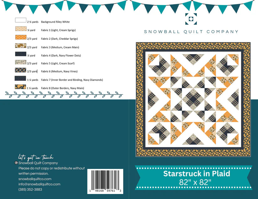 Starstruck in Plaid Pattern – Quilt in a Day