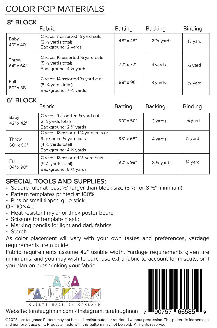 Color Pop Quilt Pattern by Tara Faughnan – Quilt in a Day