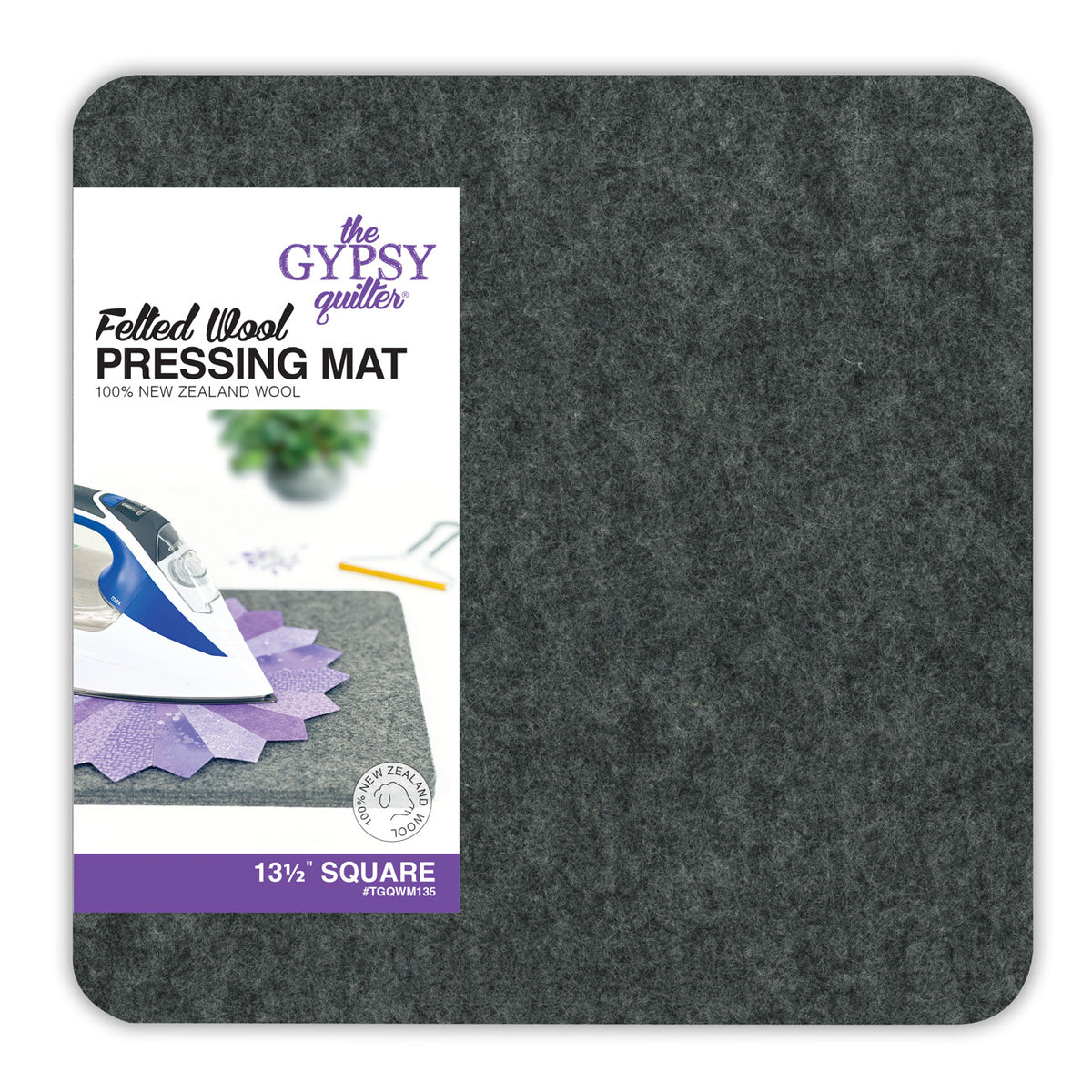 Wool Pressing Mat 13.5" x 13.5" x 1/2in Thick by Gypsy Quilter – Quilt ...