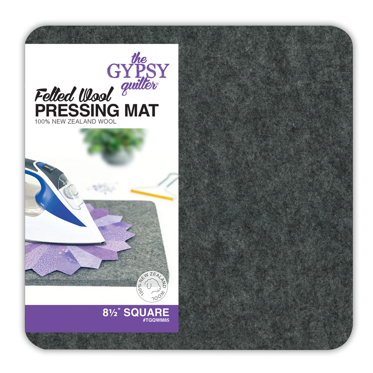 Wool Pressing Mat 8.5" x 8.5" x 1/2" Thick – Quilt in a Day