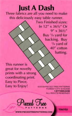 Just A Dash - Tiny 51 Pieced Tree Patterns – Quilt in a Day