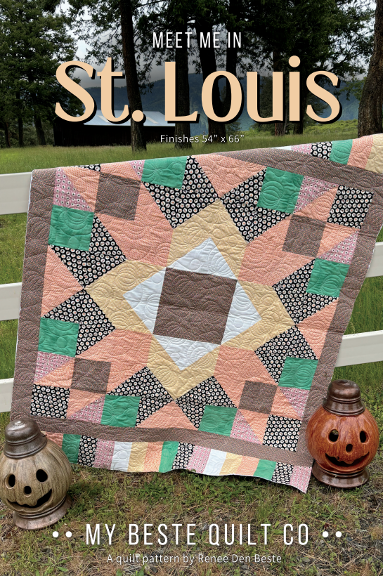 Meet Me in St. Louis Quilt Pattern by Renee Den Beste – Quilt in a Day
