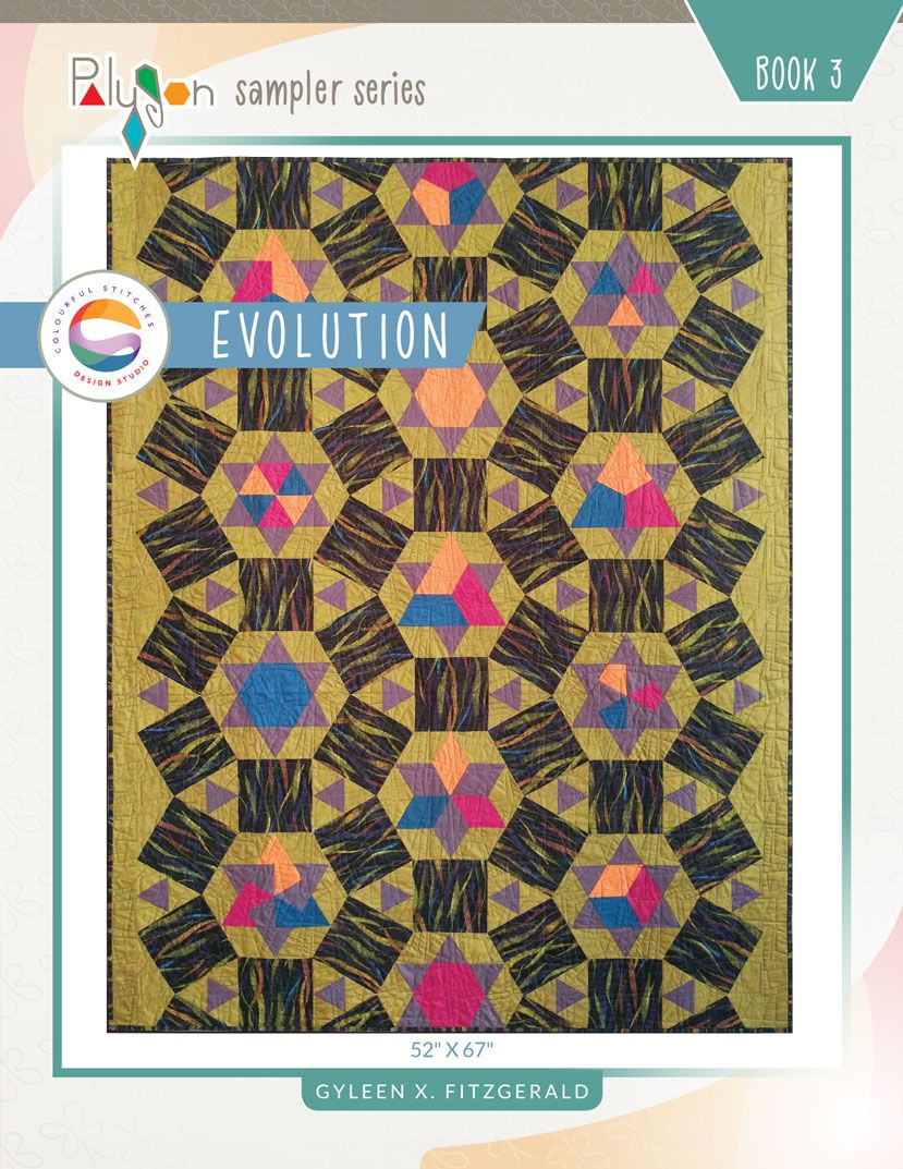 Evolution - Polygon Sampler Series Bool #3 – Quilt in a Day