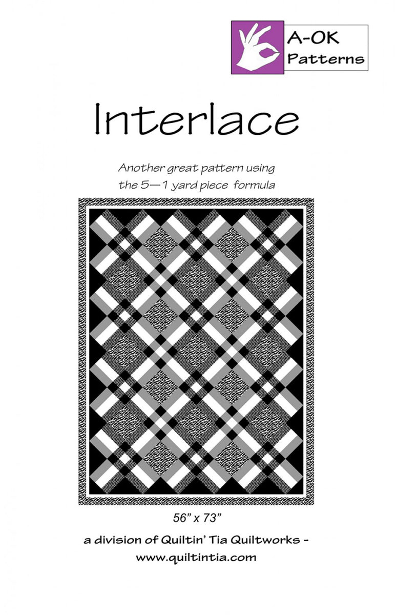 Interlace A OK 5 Yard Pattern by Quiltin' Tia Quiltworks – Quilt in a Day