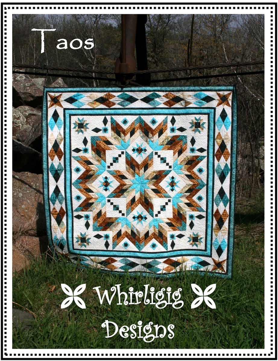 Taos Block of the Month Pattern – Quilt in a Day