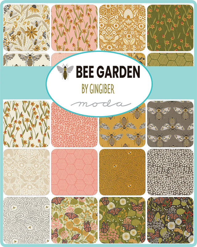 Moda - Bee Garden Charm Pack by Gingiber 42 pcs – Quilt in a Day