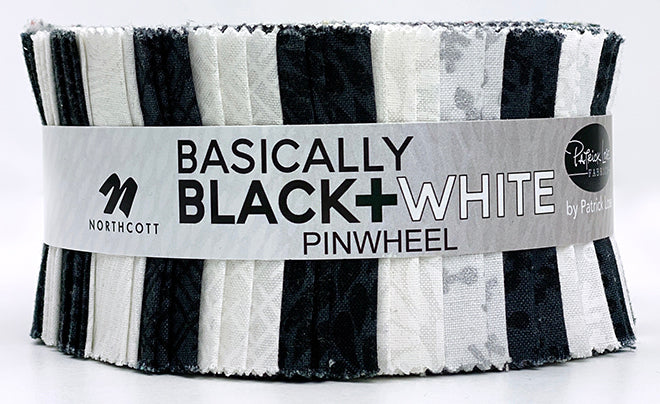 Northcott - Basically Black and White 2.5 Inch Pinwheel by Patrick Los ...