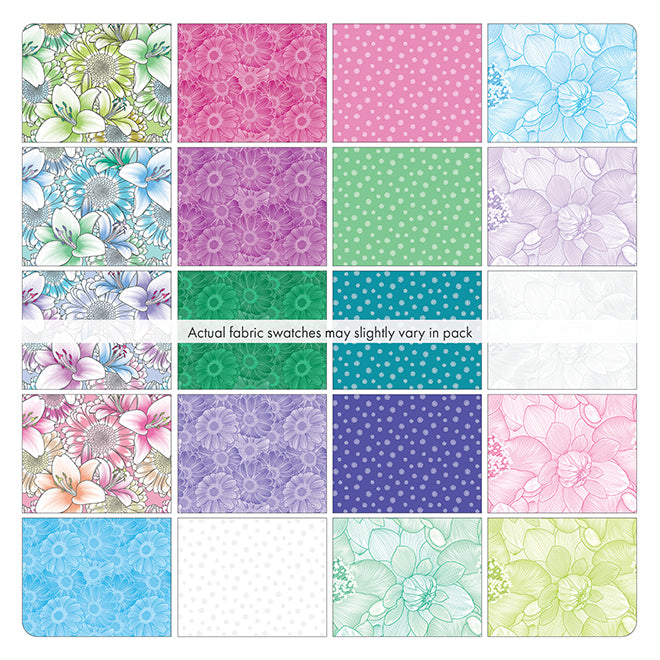 Benartex - Begins with Mum Fat Quarter Bundle by Quilt in a Day 20 pcs
