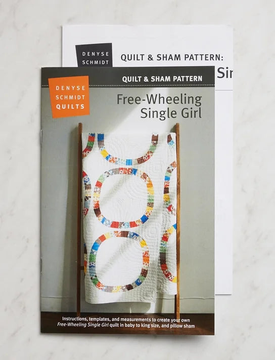 Free-Wheeling Single Girl Quilt & Sham Pattern – Quilt in a Day