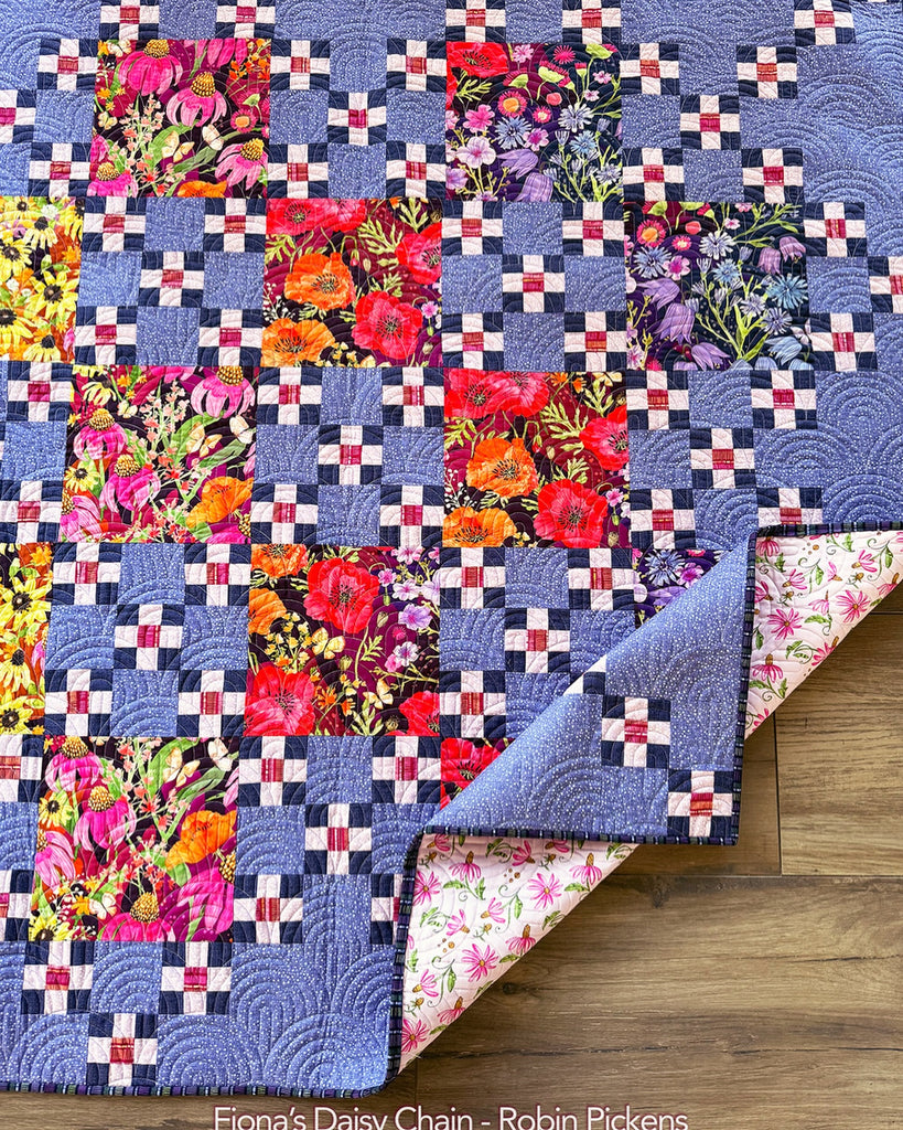 Fiona’s Daisy Chain Quilt Pattern by Robin Pickens – Quilt in a Day