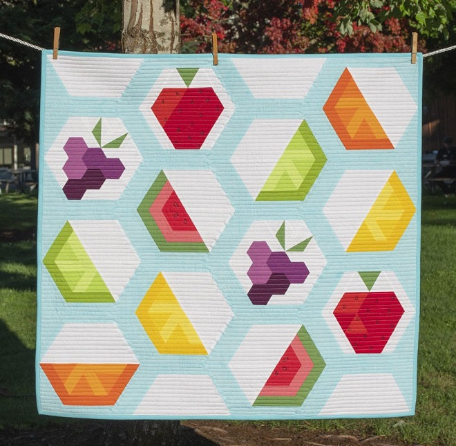 Fresh Fruit Sampler Quilt Pattern by Krista Moser – Quilt in a Day
