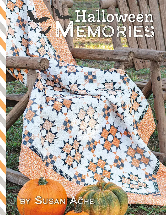 Halloween Memories Quilt & Cross Stitch Book by Susan Ache – Quilt in a Day