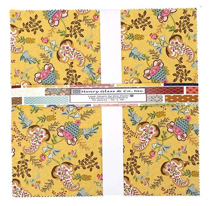 Henry Glass - Love Struck 10x10 Squares by Kim Diehl 42 pcs – Quilt in ...