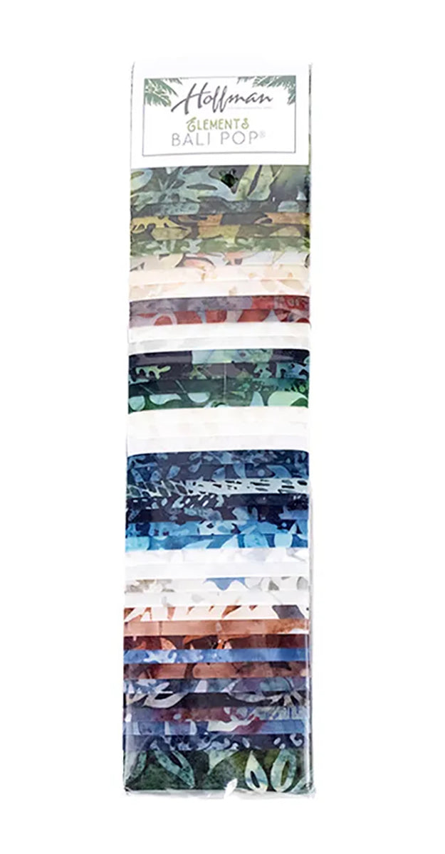 Hoffman - Elements - 16th Generation 2.5 Inch Bali Pop – Quilt in a Day