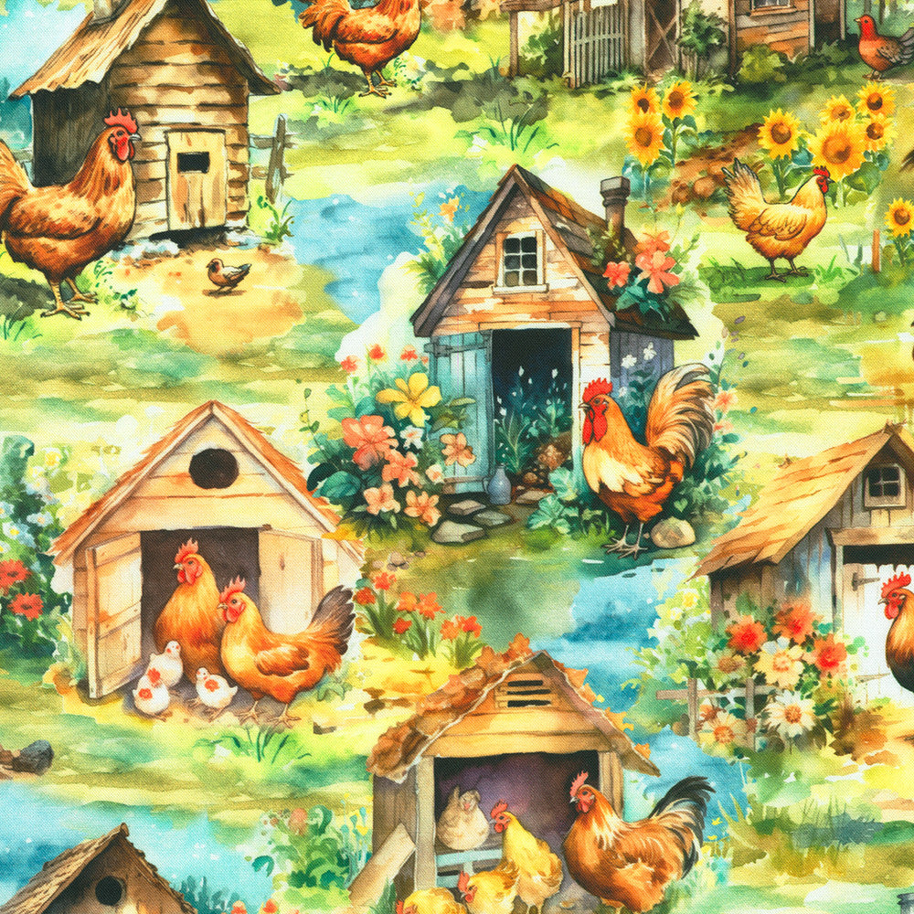 KAUFMAN - Home to Roost - Main - Country – Quilt in a Day