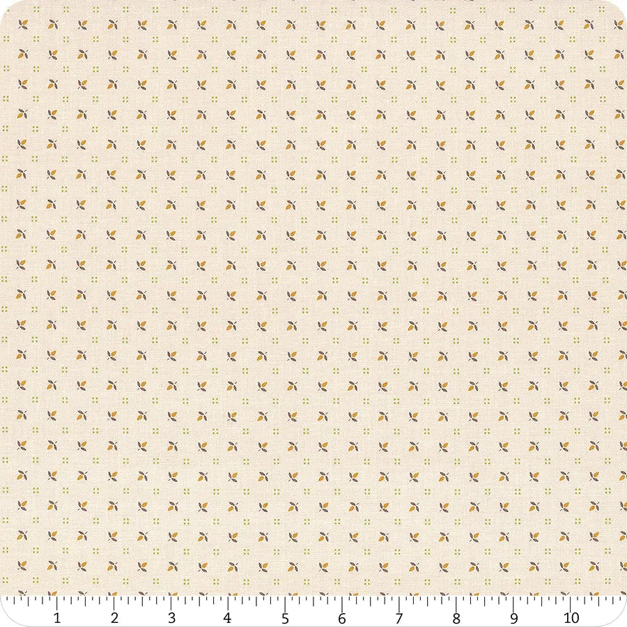 RILEY BLAKE - Home Town Holiday by Lori Holt - Flower Bud - Latte ...