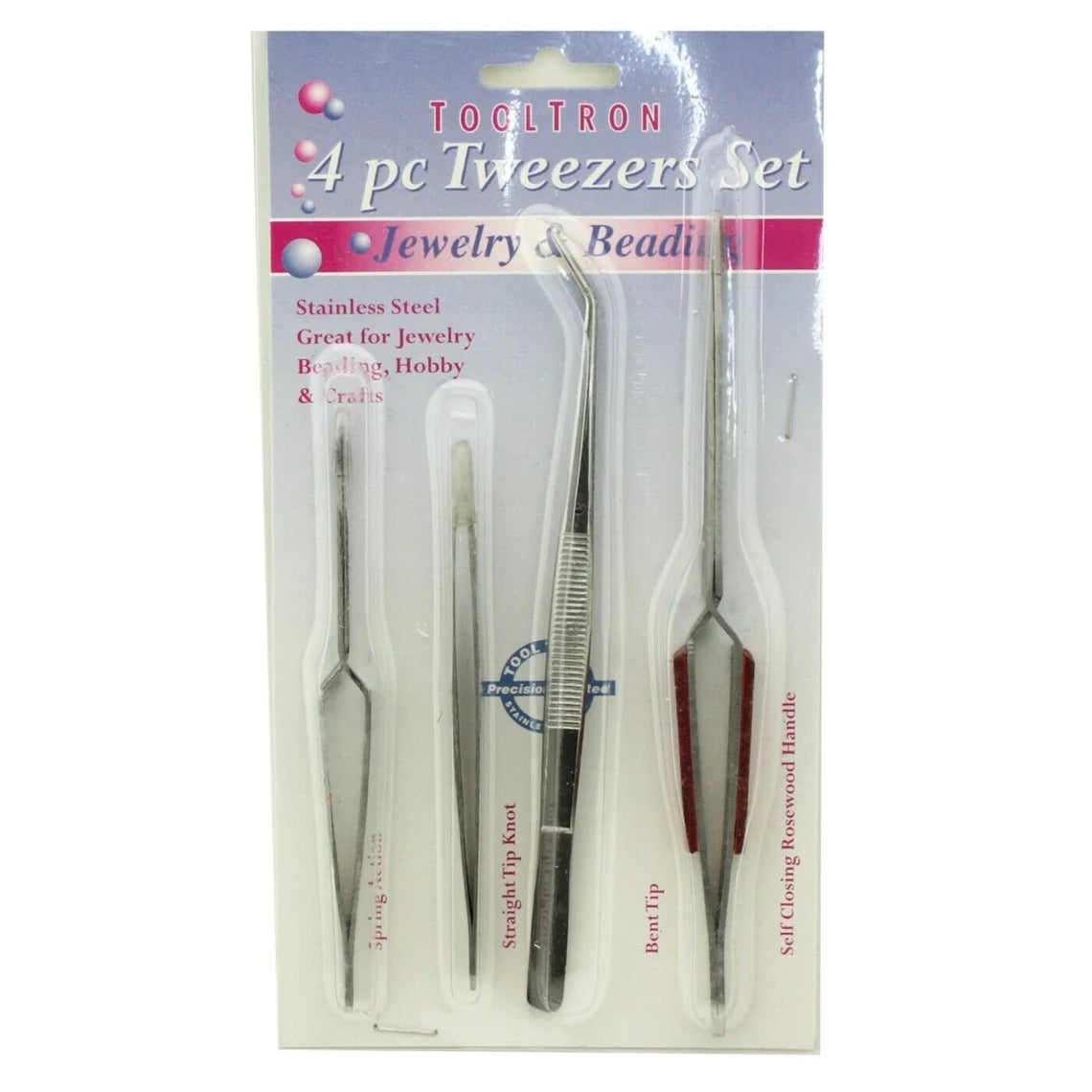 Tooltron Tweezer Set 4 pc - Jewlery & Beading – Quilt in a Day