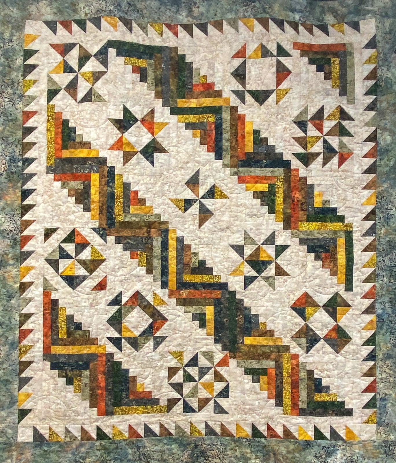 Log Cabin Sampler Quilt Pattern by Scott A Flanagan – Quilt in a Day