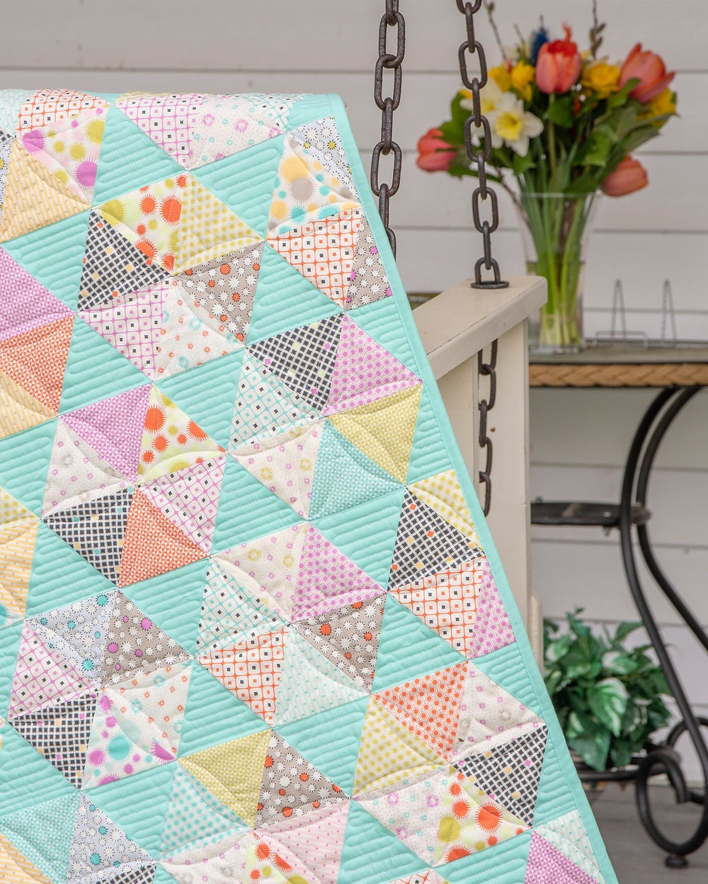 Lollipops & Licorice Quilt Pattern by Krista Moser – Quilt in a Day
