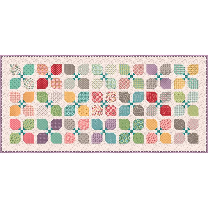 Riley Blake - Pretty Petals Runner Boxed Kit – Quilt in a Day