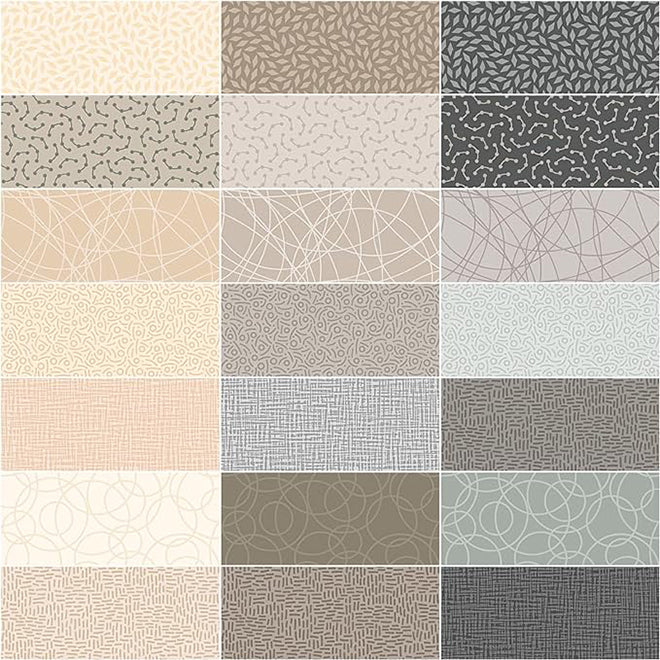 Northcott - Neutrality 2.5 inch Strip Roll (Pinwheel) by Patrick Lose ...