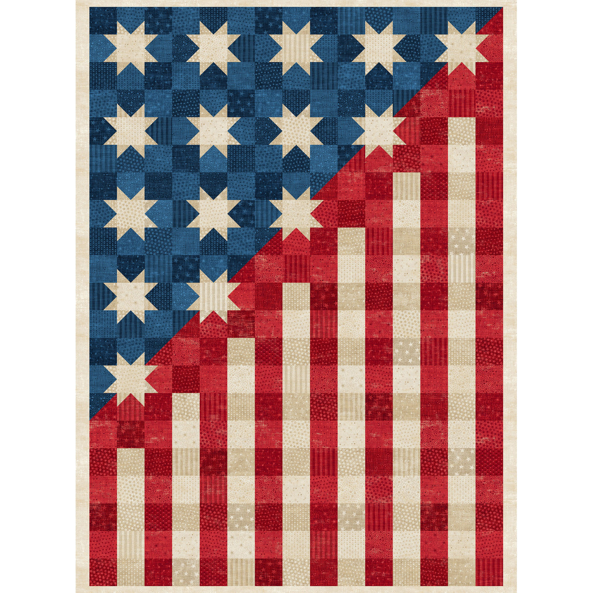 NORTHCOTT - American Heartland by Northcott Studios - Panel - Beige Mu ...