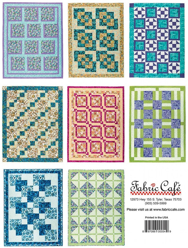 Pretty Darn Quick 3-Yard Quilts Booklet by Fabric Cafe/Donna Robertson ...