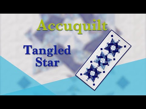 Accuquilt GO Die Accuquilt GO! Tangled Star Die - 10 Inch Finished ...