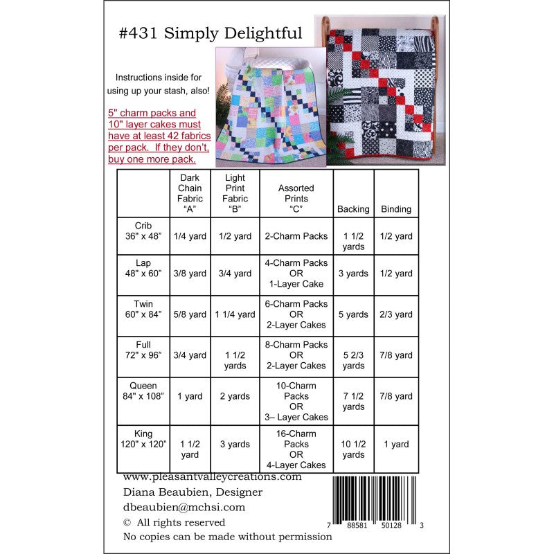 Simply Delightful Quilt Pattern by Diana Beaubien – Quilt in a Day