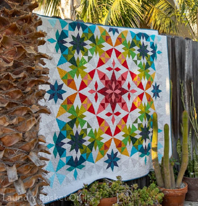 Alaska Rainbow Quilt Pattern by Edyta Sitar Laundry Basket Quilts ...