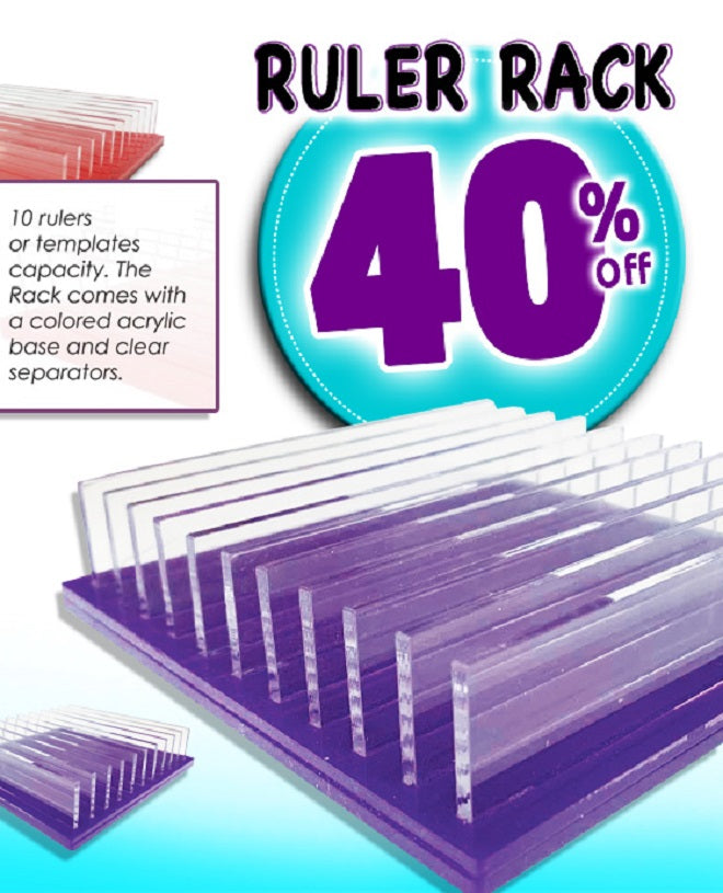 Ruler Rack by Sew Steady / Westalee Design – Quilt in a Day