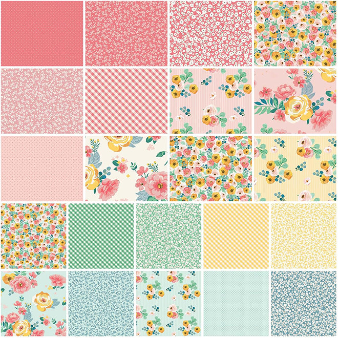 Riley Blake - Spring Gardens Fat Quarter Bundle by My Mind's Eye 22 pc ...